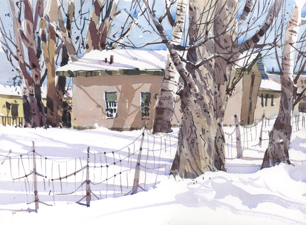 Winter sketching | Shari Blaukopf's Sketchbook