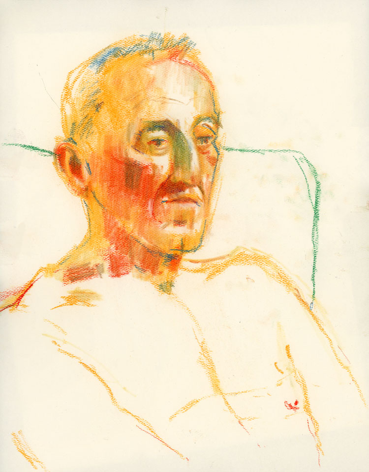 Jean-Pierre, from the front | Shari Blaukopf's Sketchbook