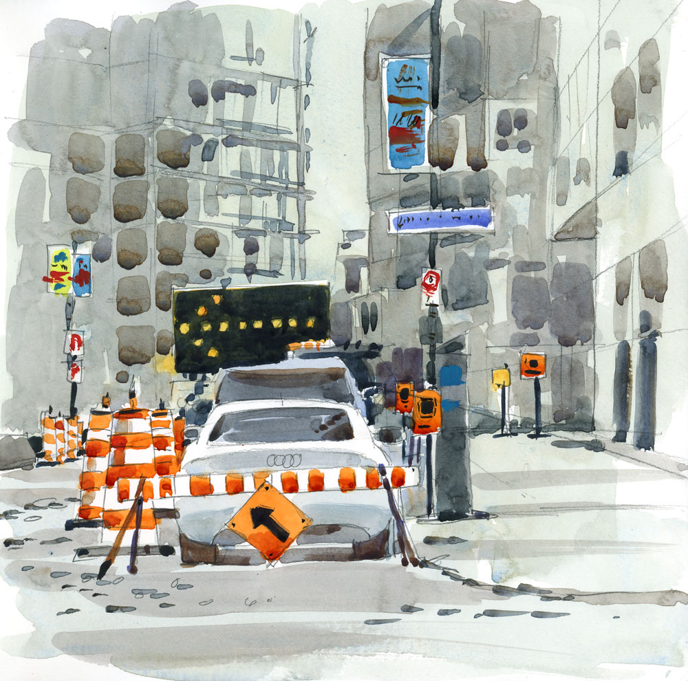 Veer left | Shari Blaukopf's Sketchbook