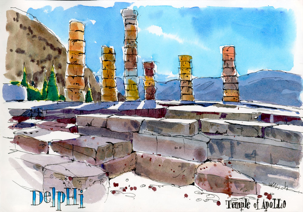 Delphi | Shari Blaukopf's Sketchbook