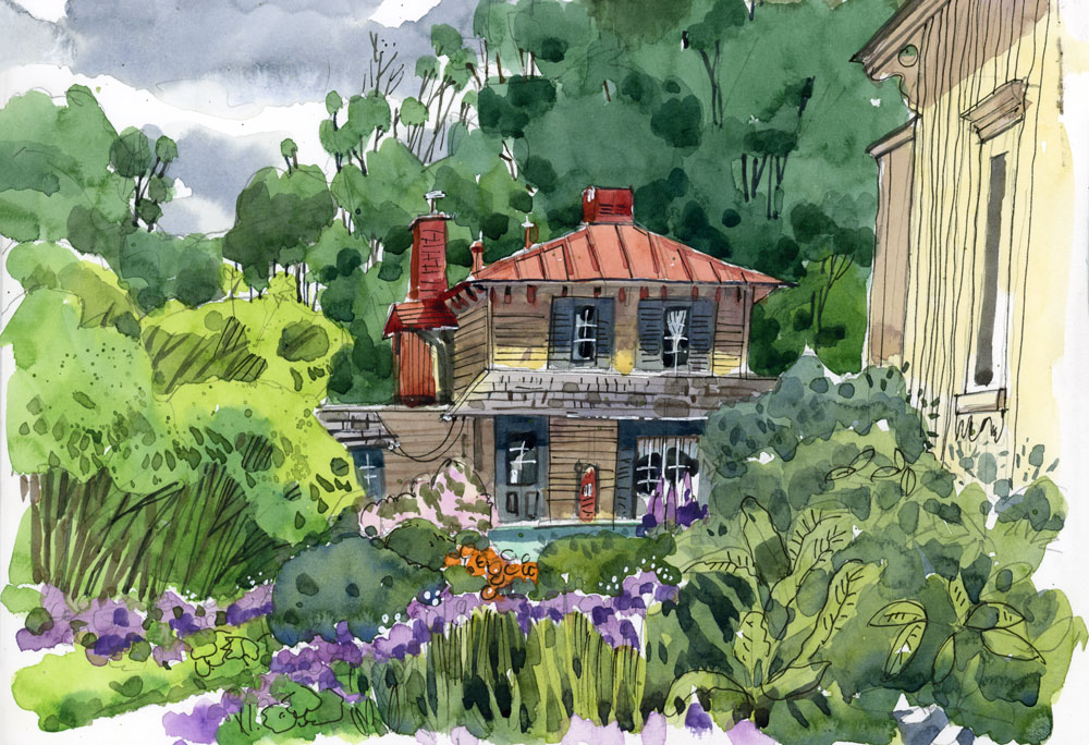 Hudson’s History Garden | Shari Blaukopf's Sketchbook