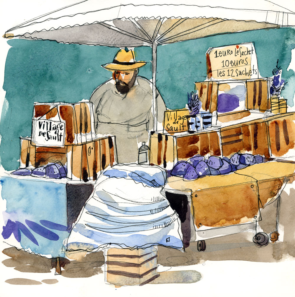 Travel sketches from Provence | Shari Blaukopf's Sketchbook